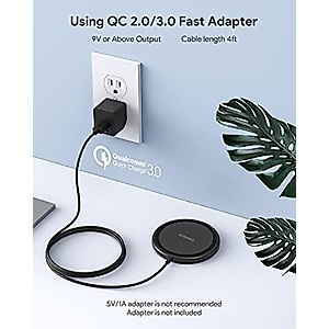 Wireless Charger 2-Pack 10W for iPhone Wireless Charger Pad COKOEYE, Max Fast Wireless Phone Charger for iPhone 14/14 Plus/14 Pro/14 ProMax/13 Series/12/11/Samsung S22/S21/S20/AirPods Pro