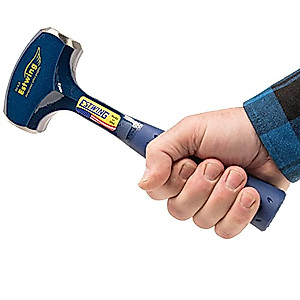 Estwing - BL353 Drilling/Crack Hammer - 3-Pound Sledge with Forged Steel Construction & Shock Reduction Grip - B3-3LB