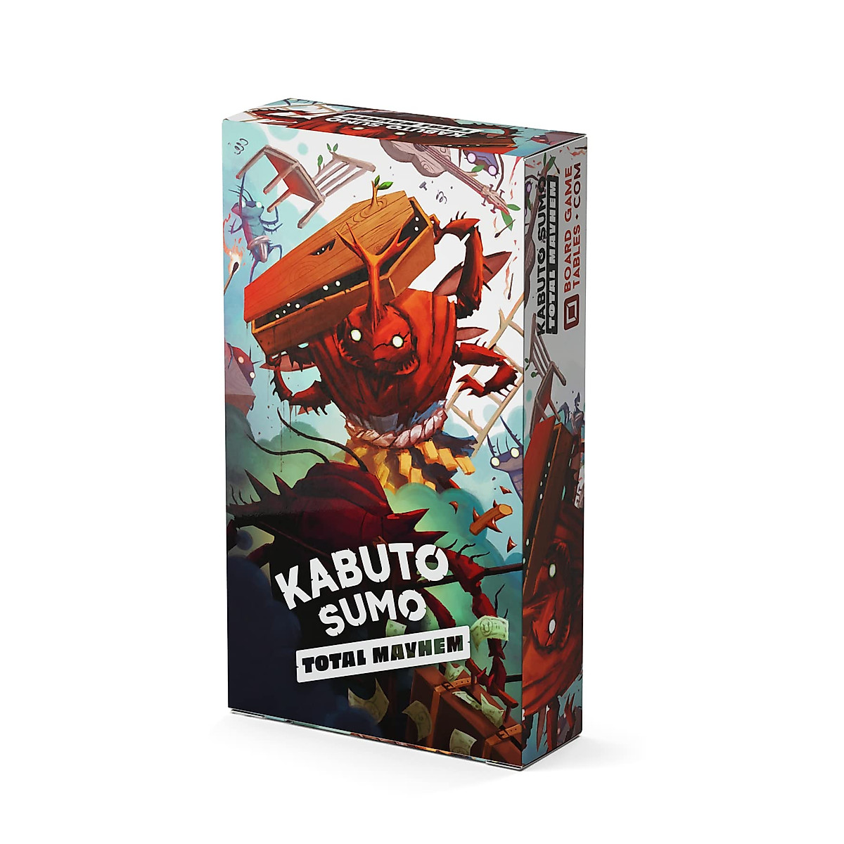 Kabuto Sumo Total Mayhem - Expansion to The Kabuto Sumo Base Game - 2 to 4 Players - 20 Minute Play Time