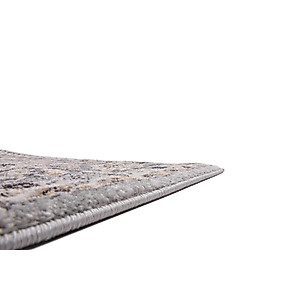 Unique Loom Tradition Collection Classic Southwestern Casual Design Area Rug (4' 0 x 6' 0 Rectangular, Gray/ Ivory)