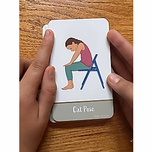 Kids Yoga Stories Chair Yoga Poses Cards for Kids: Short Movement Breaks for Calm and Focus in Classroom, Play Therapy or Calm Down Corner