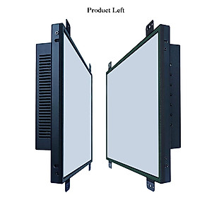 iChawk 15'' inch PC Display 1024x768 DVI VGA USB Power On Boot Metal Shell Embedded Open Frame Support Linux Ubuntu Raspbian Debian OS Touch LCD Screen Monitor with Quick Easy Installation K150MT-DL