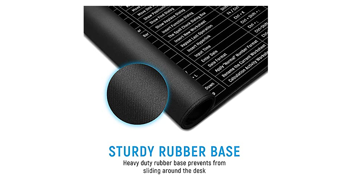 JIALONG Large Gaming Desk Mat 35.4x15.7" - Office & Gaming