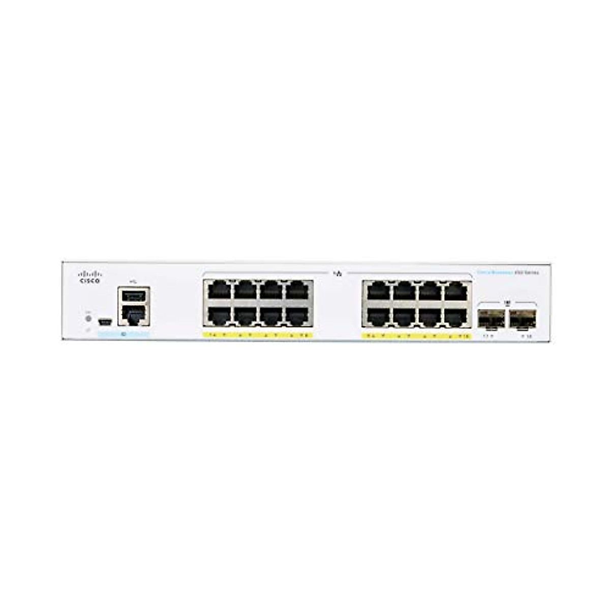 Cisco Business CBS250-16P-2G Smart Switch | 16 Port GE | PoE | 2x1G SFP | Limited Lifetime Protection (CBS250-16P-2G-NA)