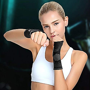 ABYON Wrist Compression Sleeves (Pair) for Carpal Tunnel and Pain Relief Treatment,Wrist Support for Women and Men.Breathable and Sweat-Absorbing carpal tunnel wrist brace