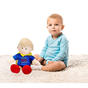 Big Brother Set for Little Boys and Toddlers, Super Big Brother Doll with Cape and I am a Big Brother Book by Carolyn Church Bundle with Gift Tag (Super Brother / Church / Gift Tag)