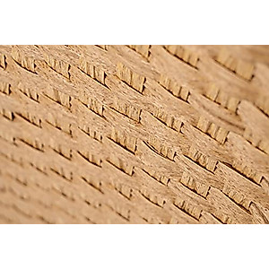 Synthetic Wicker Laundry Hamper Basket With Lid and Liner by Blue Ridge Basket Company (Natural)