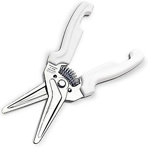 JERO Stainless Steel Kitchen Shears with Holder - Perfect For Herbs, Floral Trimming and Kitchen Use - Made In Portgual