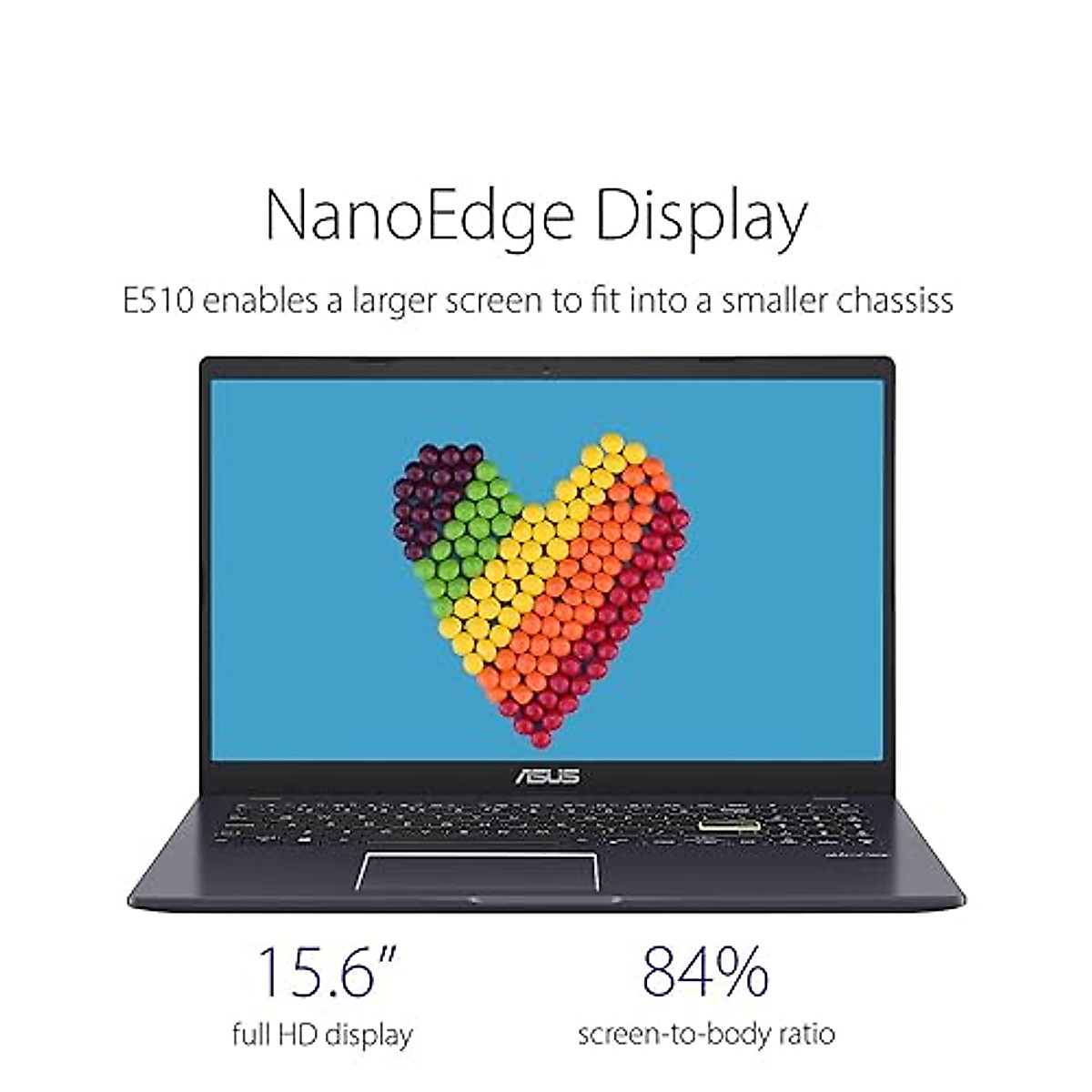 ASUS 2023 Newest Vivobook Laptop, 15.6” FHD Display, Intel Quad-Core Processor, 4GB RAM, 64GB eMMC, Ultra Thin, Wi-Fi, Long Battery Life, Windows 11 Home in S Mode, Star Black