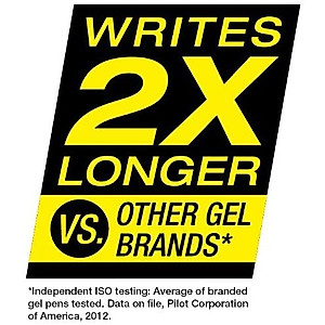 Pilot G2 Gel Ink Pen Refills, Ultra Fine Point, 0.38mm, Black Ink, 6 Refills