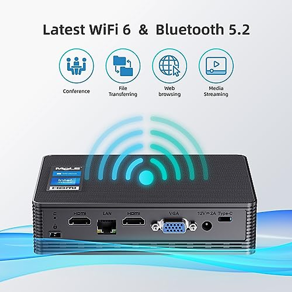 MeLE Fanless Mini PC QuieterHD3 Celeron N5105 16GB 512GB Windows 11 Pro Micro Computer Small Desktop Servers with Gigabit Ethernet WiFi 6 PXE Dual HDMI 4K Unlock BIOS on Industrial Webcast Office