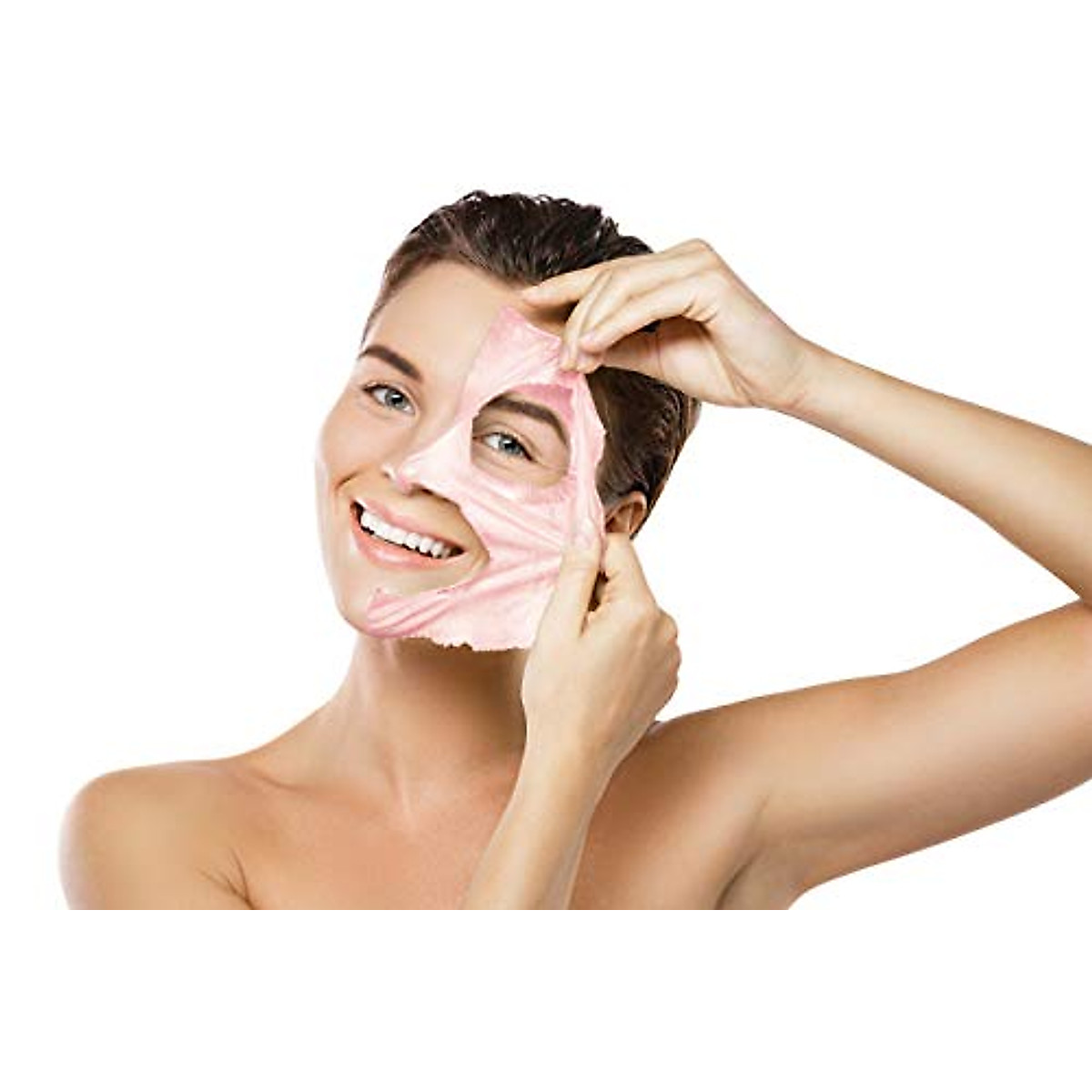 Advanced Clinicals Collagen + Hyaluronic Acid Anti-Aging Peel-Off Face Mask Hydrating, Tightening, & Firming Vegan Peel Off Face Masks Smooth Wrinkles & Pores, & Even Skin Tone (3.4 Fl Oz)