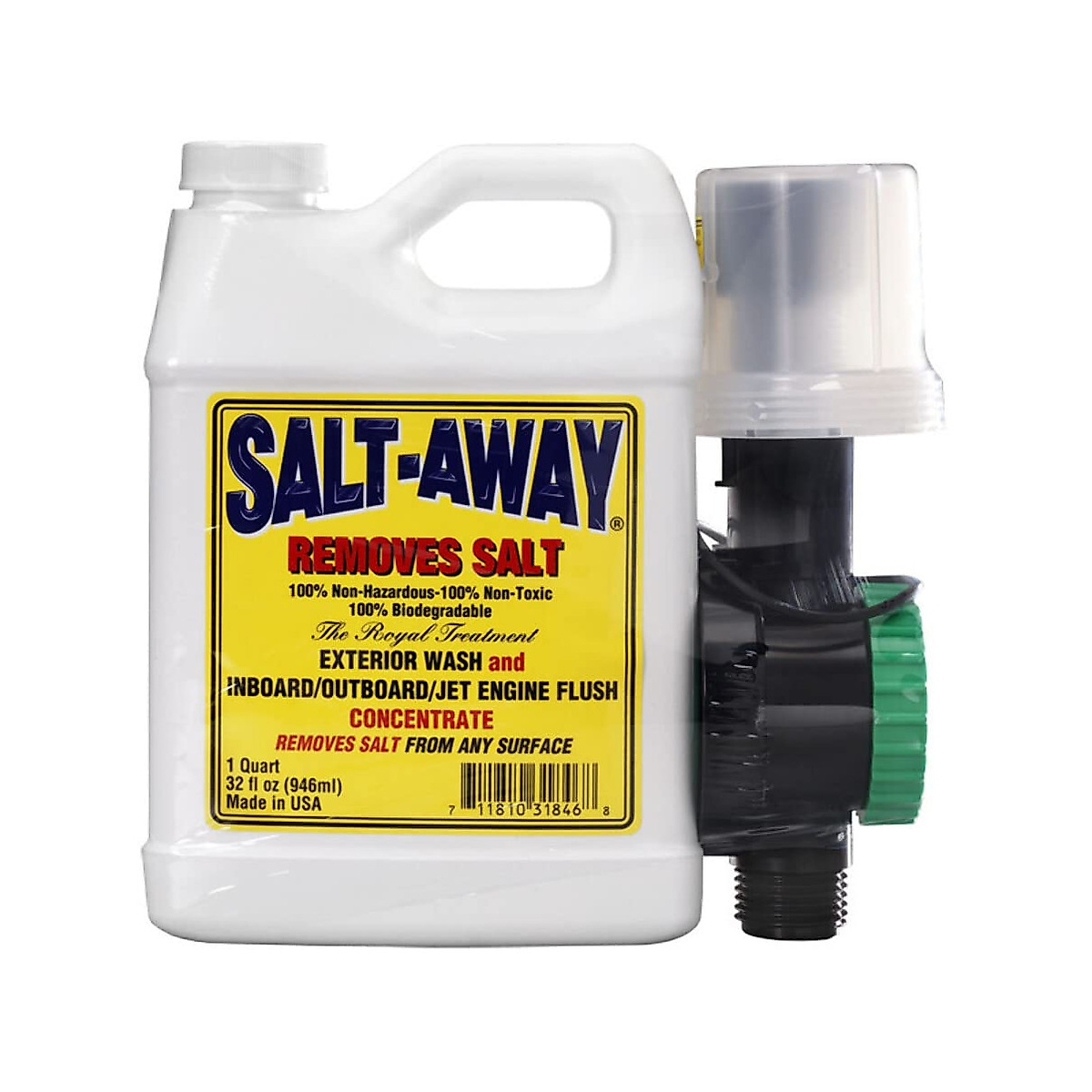 Salt-Away Concentrate Kit with Mixing Unit, Salt Remover, 32 Fl. Oz.