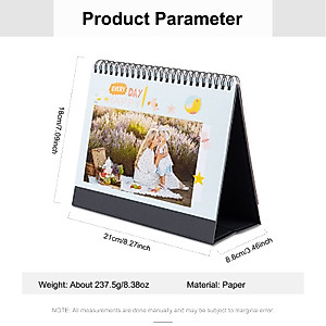 Custom Desk Photo Calendar 2023 - Monthly Custom 12 Pictures blotter Calendar DIY Gift Perfect for Planning and Organizing for Home Decoration or Office(Style 7)