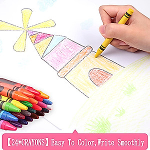 DLUCKY 208 PCS Art Supplies, Drawing Art Kit for Kids Adults Art Set with Double Sided Trifold Easel, Oil Pastels, Crayons, Colored Pencils, Watercolor Pens Gift for Girls Boys Artist,Pink