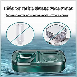 The Latest Aarpurt Pet Food Bowl, Cat Water Bowl, Dog and Cat Feeder and Water Dispenser, Pet Feeding and Water All in Qne Bowl Suitable for Small and Medium-Sized Cats and Dogs