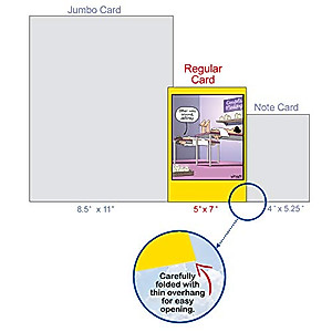 NobleWorks Humorous Birthday Greeting Card with 5 x 7 Inch Envelope (1 Card) Bday Other Way Around Tim Whyatt Birthday Cartoons 8405Z