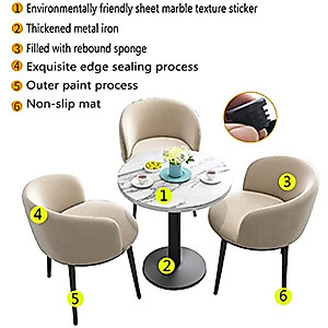 Office Conference Table, Office Business Hotel Reception Dining Table Set, Office Table and Chair Set Home Dining Room Living Room Balcony Sales Department Reception Area Negotiation Table (Color : Li