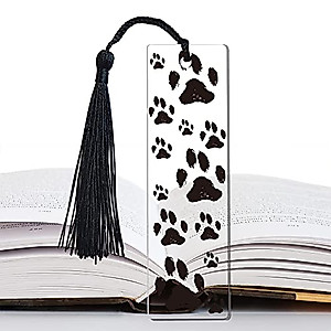 Cat Dog Paw Cat Dog Hand Inspirational Bookmark Gifts for Women Pets Lover Cat Owner Dog Owner Girl Sister Daughter Book Female Friend Sister Gifts Friendship Gifts