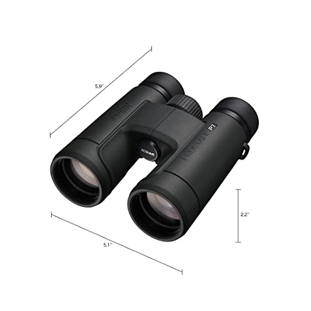 Nikon PROSTAFF P7 10x42 Binocular | Waterproof, fogproof, Rubber-Armored Full-Size Binocular, Oil & Water Repellent Coating & Locking Diopter | Official Nikon USA Model