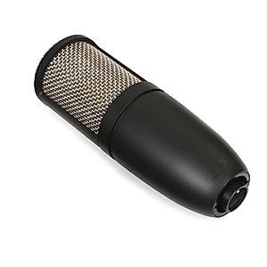 AKG Pro Audio P220 High-Performance Condenser Microphone, Great for Vocals, Guitar, Brass. XLR Connector, Black