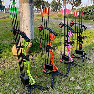 Linkboy Kid Compound Bow Set for Youth and Beginners 9-13 years Brithday Gift, Right Handed,Amounted for Shooting,Easy learning Adjustable 10-20 Lbs Archery Practice Safe arrows Passionate Orange