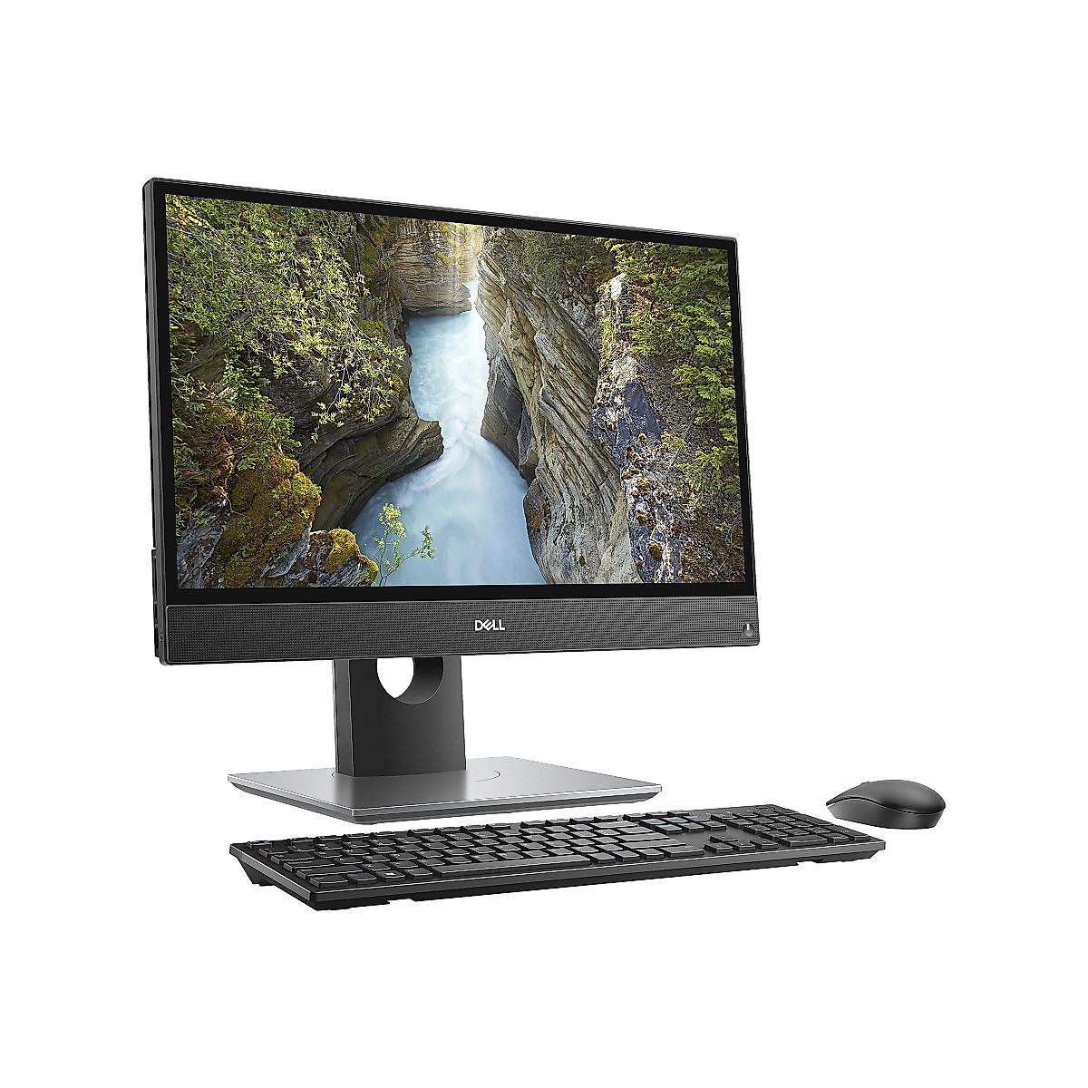 Dell OptiPlex 3280 AIO, CORE I5-10500T, 8GB (1DIMMS), 256GB SS, Intel HD NA, NT, 1920x1080, WLS, W10, Fixed, AIO