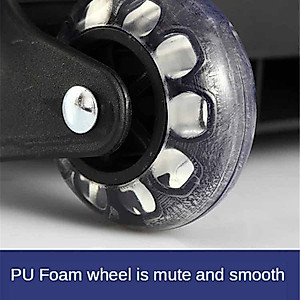 SDGH Shopping Bag with Wheels Handbag Straps Folding Utility Trolley Grocery Cart Handle for Women Travel Trip Vacations Camping (Color : E)