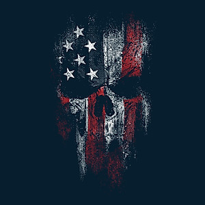 Grunt Style American Reaper 2.0 Men's T-Shirt (Midnight Navy, XLarge)