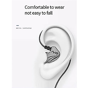 Wireless Stereo Earbuds – Neck Hanging Type Sports，HiFi Bass Stereo Running Headphones，Bluetooth 5.0，Call Function, Voice Control, Power Display,12 Hours Play Time, Built-in Microphone (Black) (RED)