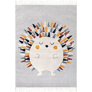 nuLOOM Amiah Graphic 4x6 Area Rug for Living Room Bedroom Dining Room Nursery Kitchen, Multicolor