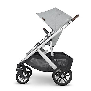 Vista V2 Stroller - Stella (Grey Brushed Melange/Silver/Chestnut Leather)