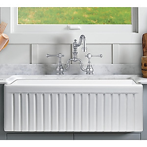 Empire Industries SP27O Sutton Place Kitchen Sink, White