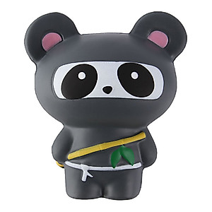 Anboor 5.1 Inches Squishies Ninja Jumbo Panda Slow Rising Squishies Kawaii Scented Soft Animal Toys