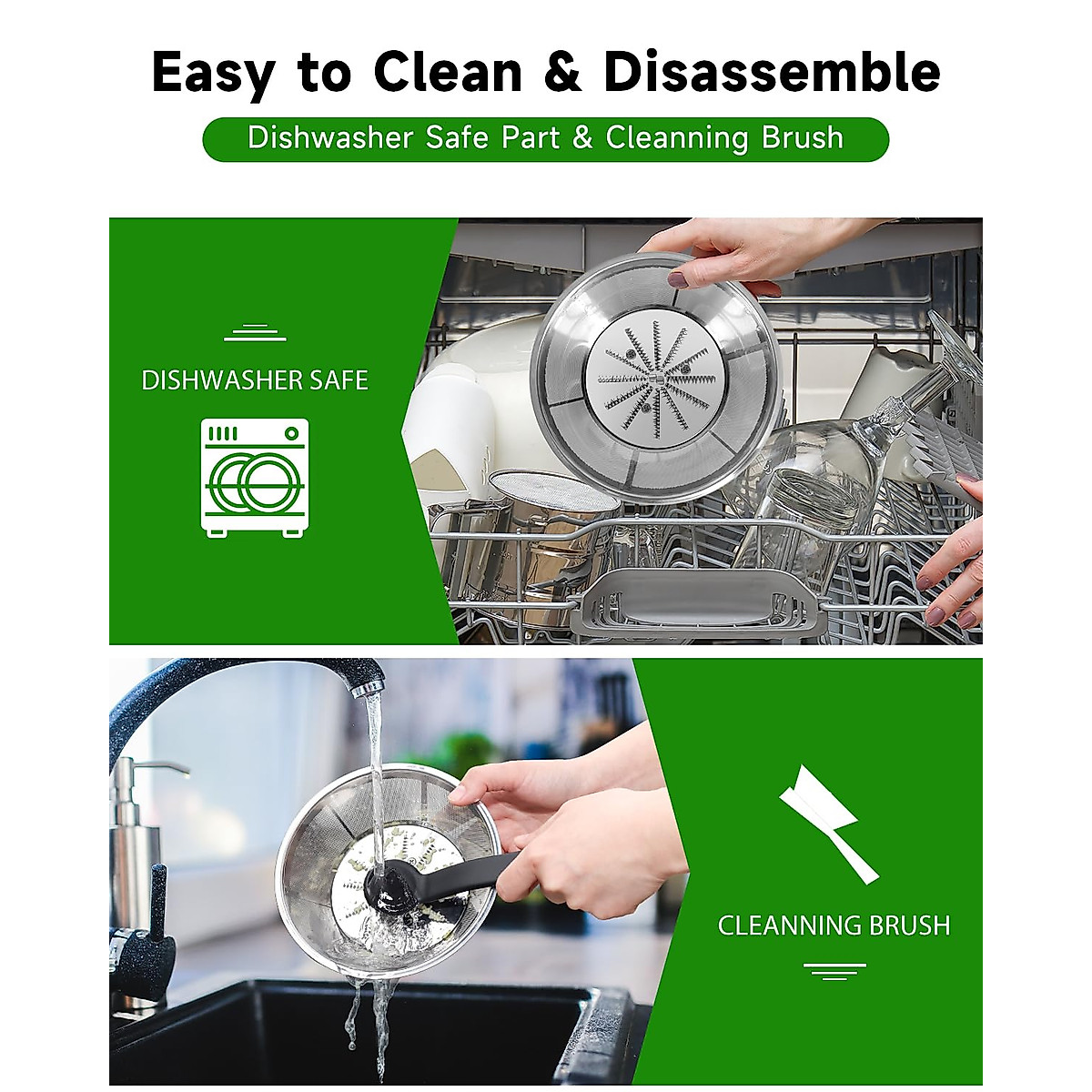 1100W 6-SPEED Digital Screen Centrifugal Juicer Machines Vegetable and Fruit, Healnitor Juice Extractor with 3.5" Big Wide Chute, Easy Clean, Anti-Drip Function, BPA-Free, Silver