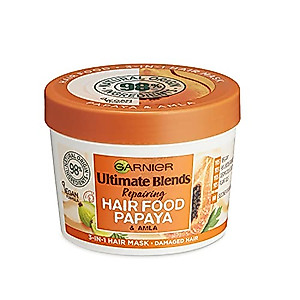 Garnier Ultimate Blends Hair Food Papaya 3-in-1 Damaged Hair Mask Treatment 390ml