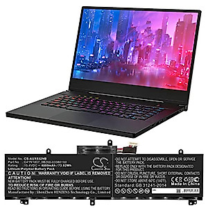 Cameron Sino New 4800mAh Battery for GU502DU, GU502GU, GU502GU-AZ047T, GU502GV, GU502LWS, GU532GU, GU532GU-AZ076T, GX502GV, GX502GW, GX532GV, GX532GW, ProArt StudioBook Pro 15 W500G