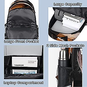 Herdesigns Custom Beagle Puppy Dog Backpack for Men Women with Name Personalized Cute Animal Dog School Bookbag Backpacks Customized Travel Casual Daypack Laptop Bag