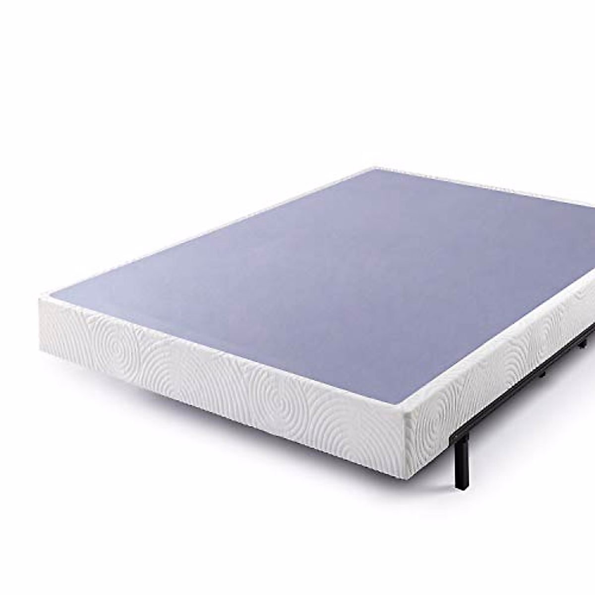 ZINUS Metal Box Spring with Wood Slats, 7.5 Inch Mattress Foundation, Sturdy Steel Structure, Easy Assembly, King