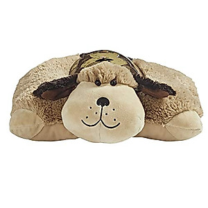 Pillow Pets Signature Snuggly Puppy Sleeptime Lite, 1 Count (Pack of 1), Brown