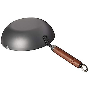 Yoshikawa Black Steel Fry Pan, 9