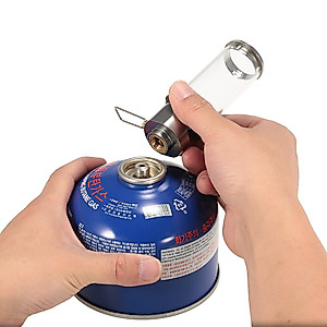 Lixada Lamp Light Butane Gas Light Lantern Outdoor Use Only for Camping Picnic Self-Driving (Gas Light Lantern)