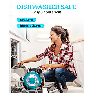 GOTHAM STEEL 12 Inch Frying Pan Skillet, 12 Inch Nonstick Frying Pan Skillet with Ceramic Coating, Non Stick Skillet, Large Skillet with Stay Cool Handle, Healthy, Oven & Dishwasher Safe-Ocean Blue