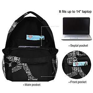 SUABO Baseball Batter Backpack for School Student Laptop iPad Tablet Travel School Bag for Boys Daypack