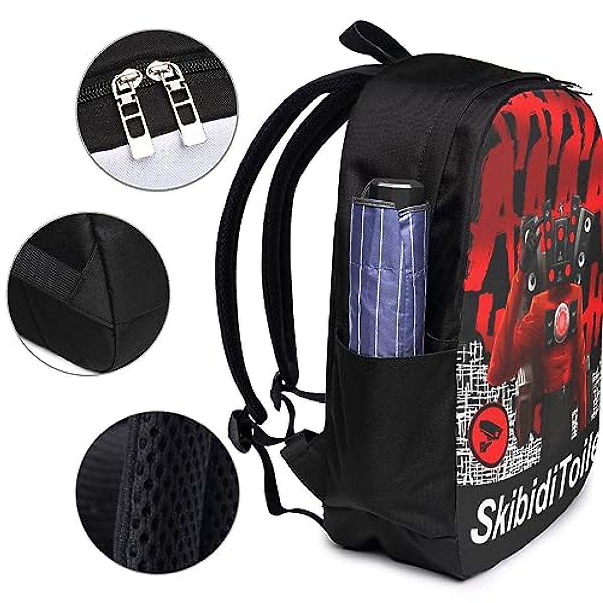 Moare Skibidi Toilet Backpack 2023 Game Backpacks Cute Cartoon Bag for University