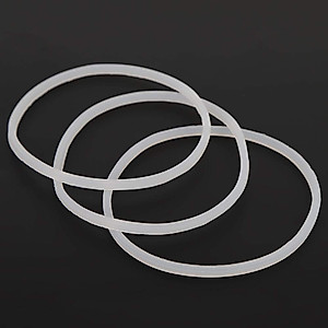 TOPINCN 3Pcs/6Pcs New Replacement Gaskets Rubber Seal Ring for Magic Flat/Cross Blade (3PCS)