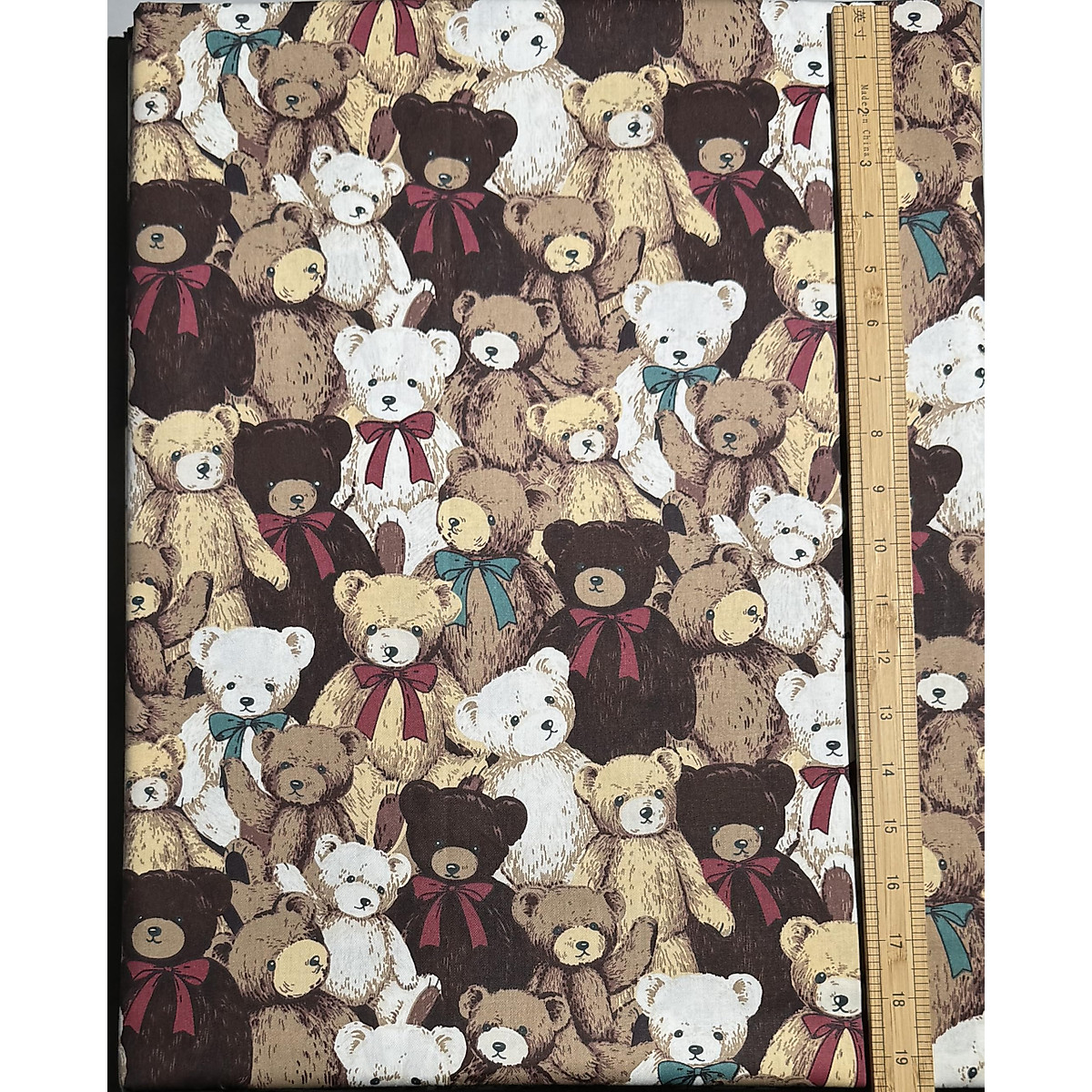 9 Pcs Animal Fabric Patterns Fat Quarters Quilting Fabric Bundles No Repeat Designs for Baby Boy Kids,18"x 22" …