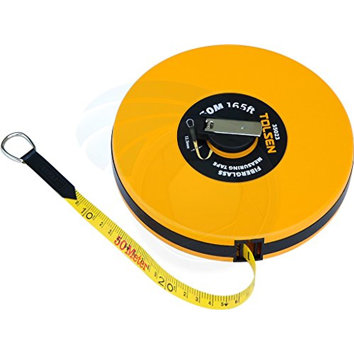 50M 165FT Constriction Imperial Metric Fiberglass Measuring Tape Reel