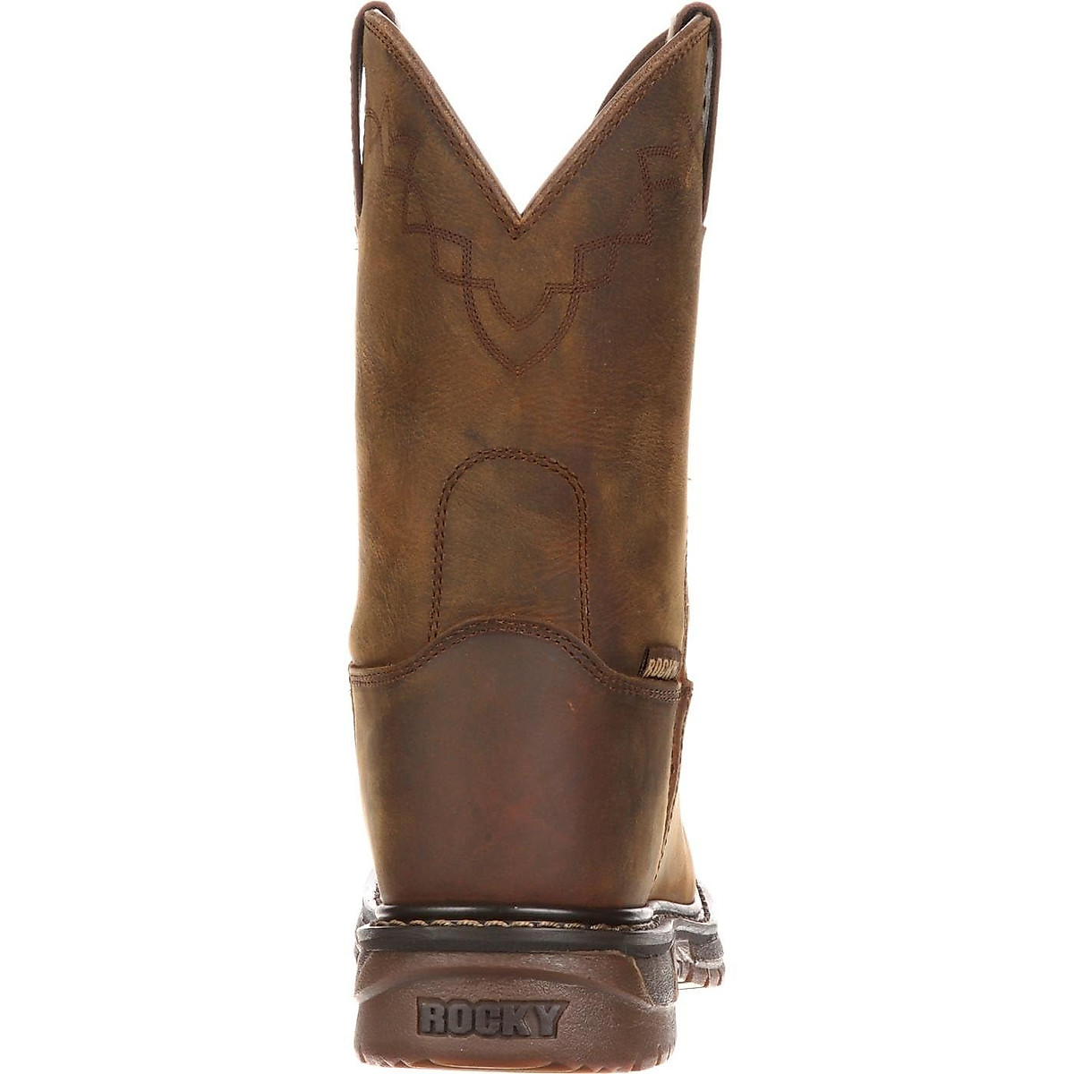 ROCKY Original Ride Roper Western Boot, Trail Brown, Size 10(M)