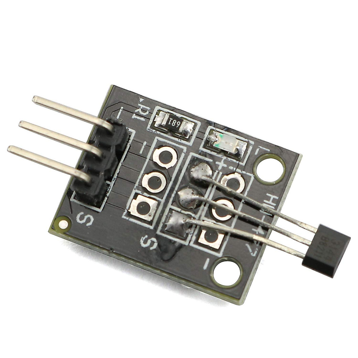 Tegg 2PCS KY-003 Hall Effect Magnetic Sensor Module for Arduino Raspberry Pie PIC AVR Smart Car